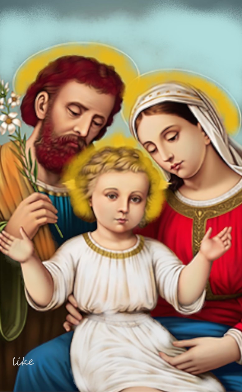 Holy Family - Paintingsrelioious.com