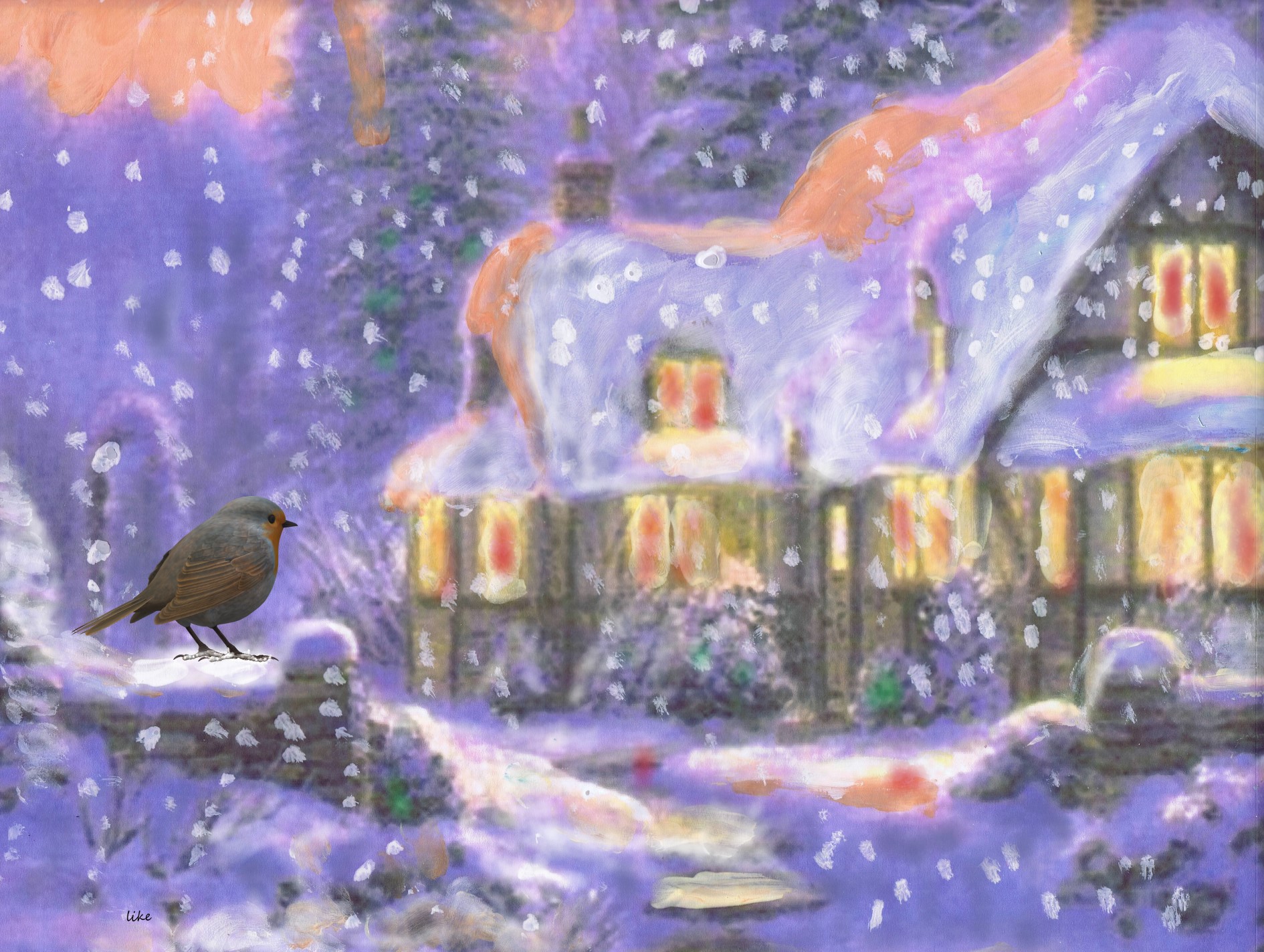 Christmas Paintings - Paintingsrelioious.com Christmas Paintings ...